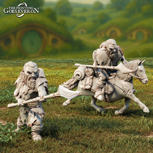 Brigor - Dwarf companion on foot and on the pony – 3drifter