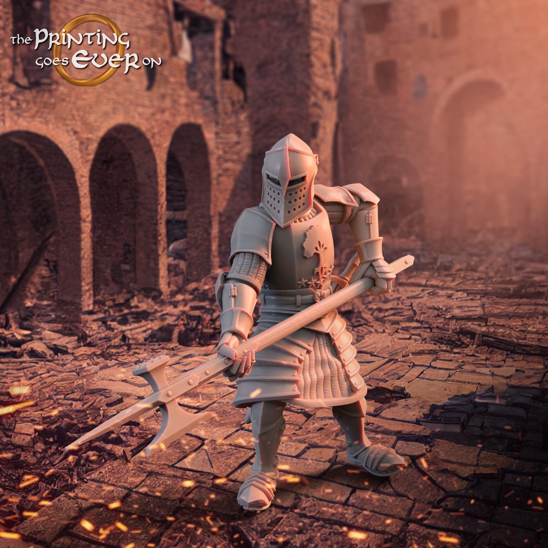 Medieval knight figures Knight with lance A - Warriors of Gonthan ...