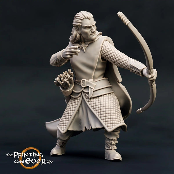 Medieval Knight Figures Ranger Bow B - 75mm Models - Ranger of the Nor ...