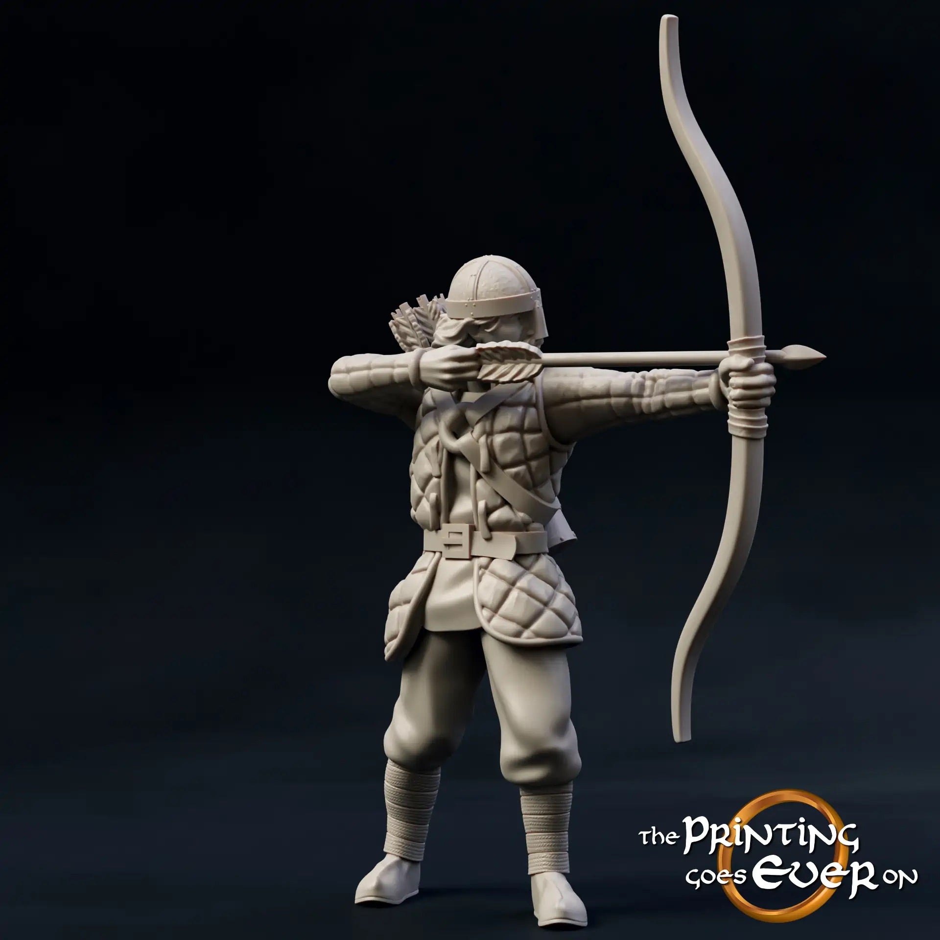 Medieval Knight Figures Archer Warrior of the Mark (No. 13_04d) – 3drifter
